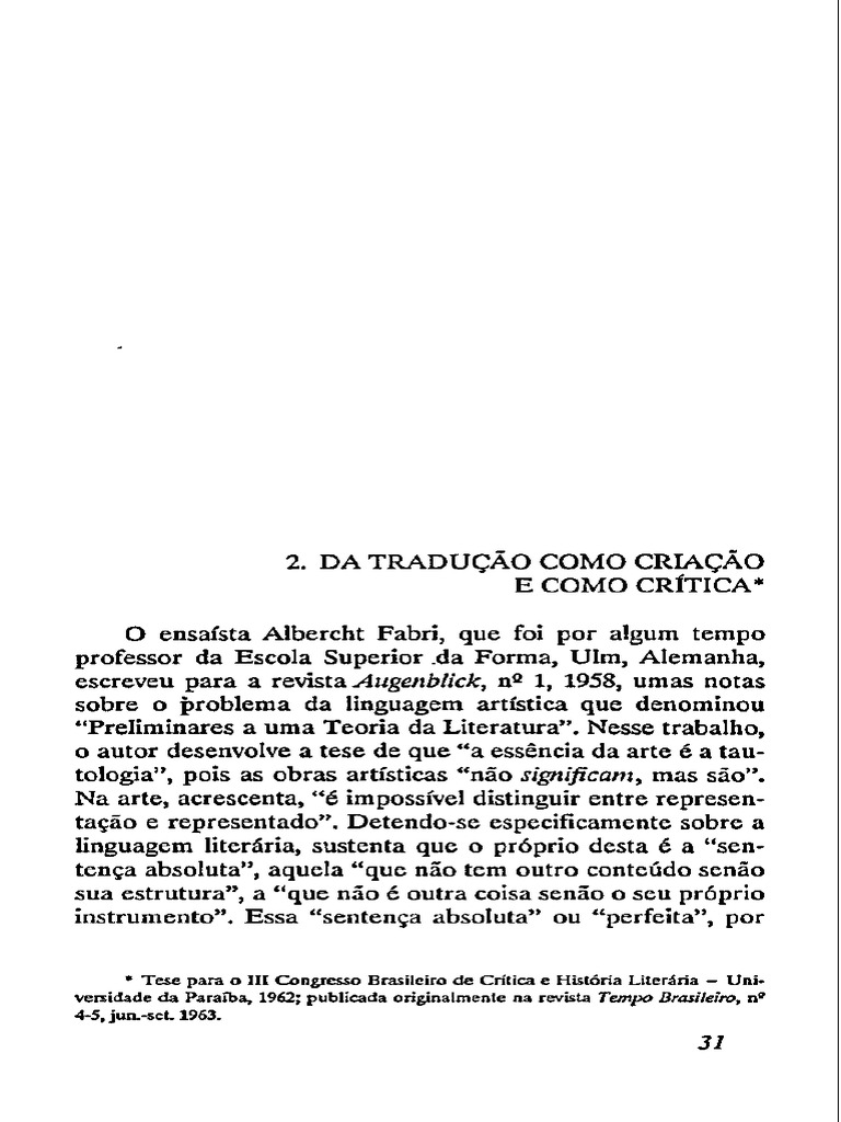 3 - Haroldo de Campos - Capítulo 1 - 19páginas | PDF