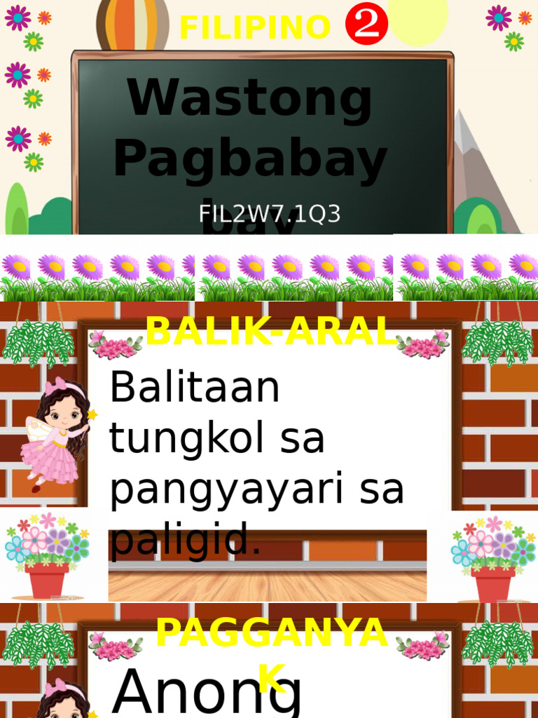 FIL-2-W7.1Q3-Wastong-Pagbabaybay | PDF