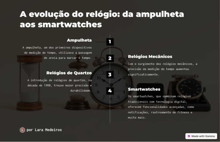 A Evolucao Do Relogio | PDF