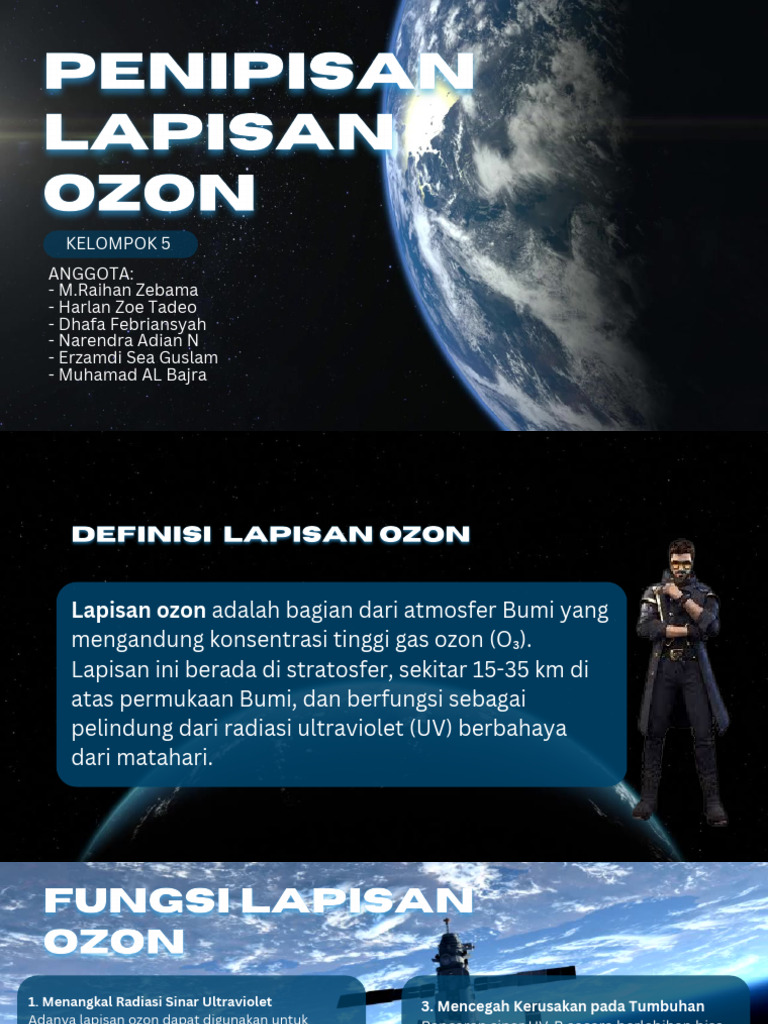 The Planet Earth Science Educational Presentation in Dark Blue Animated ...