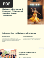 Habanera Botolena A Dance of Filipino Heritage | PDF | Dances | Philippines