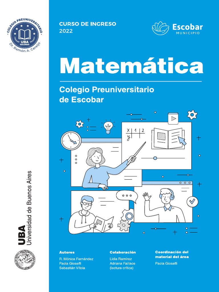 cuadernillo matemática CI 2022 | PDF | Matemática Elemental | División (Matemáticas)