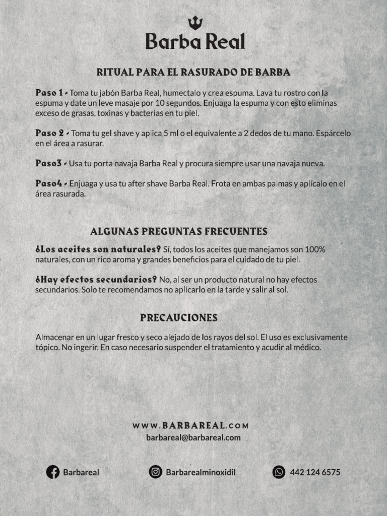 Rasurado | PDF