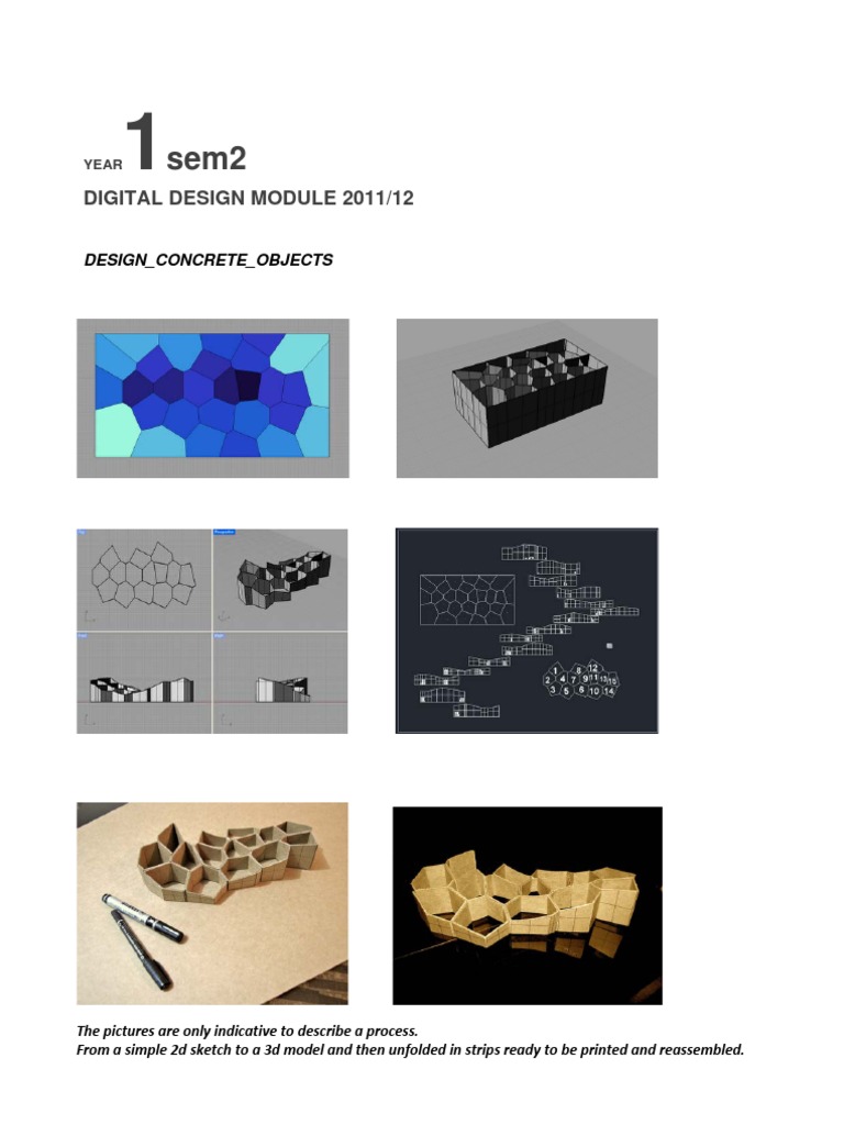 3D Concrete Design and Casting Guide | PDF | 3 D Modeling | Concrete