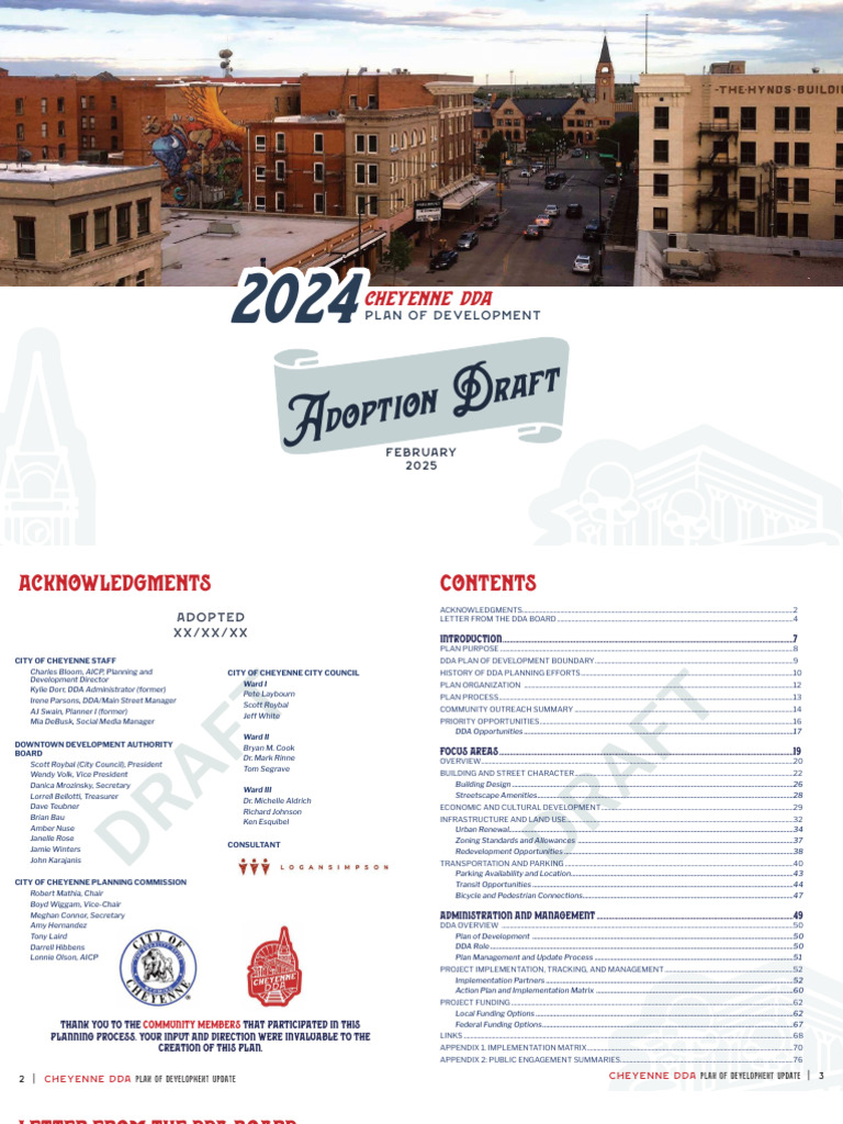 Updated Plan of Development | PDF | Sidewalk | Economies