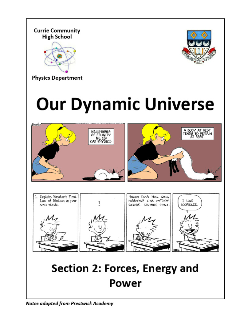 Booklet 2 Forces, Energy and Power | PDF | Force | Weighing Scale