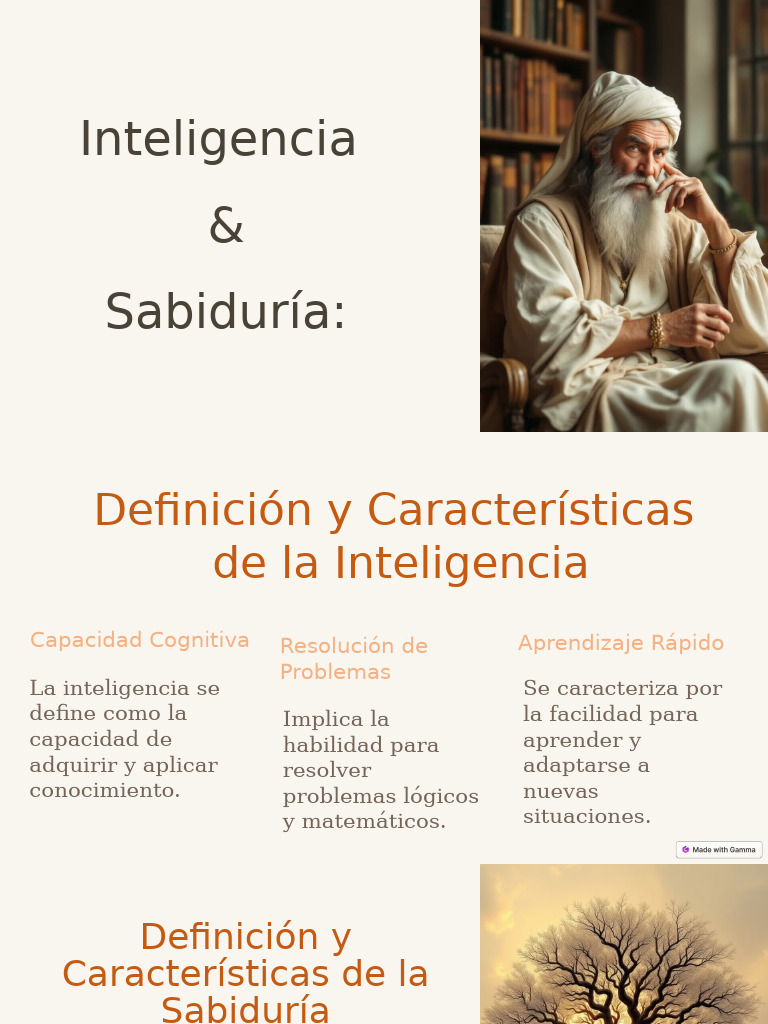 Inteligencia y Sabiduría: Definiciones Clave | PDF | Sabiduría | Libro ...
