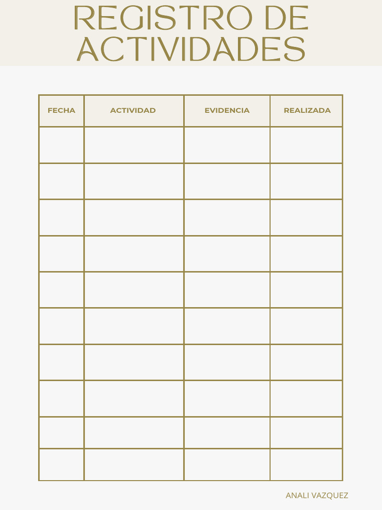 Documento A4 Lista de Tareas Sencillo Minimalista Beige | PDF