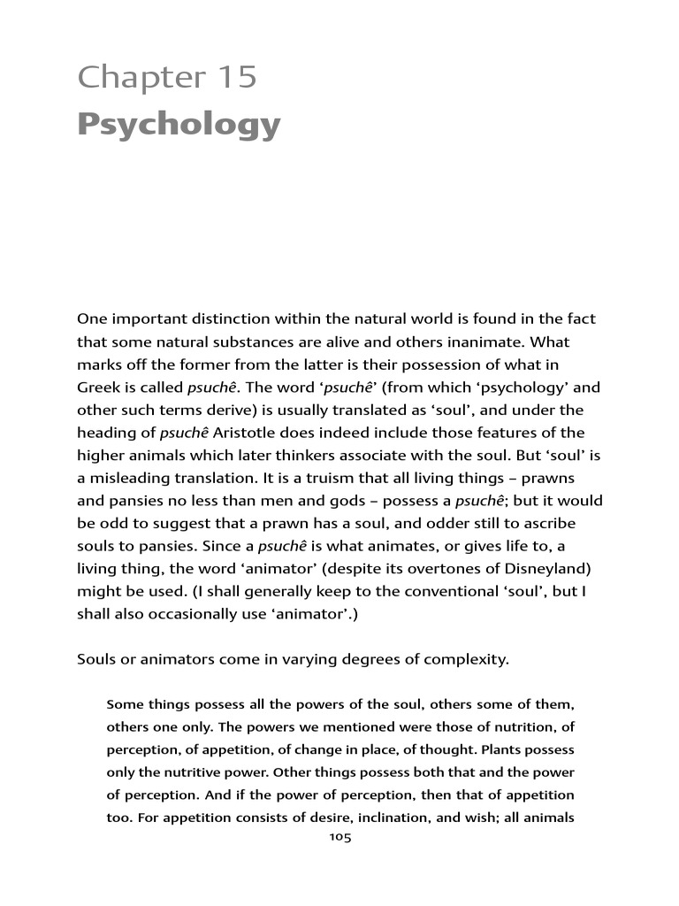 04 Aristotle's Hylomorphism (From Barnes, A Very Short Introduction To ...