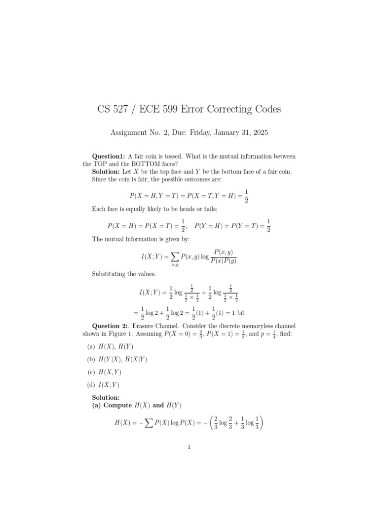 a2 sol | PDF | Applied Mathematics | Mathematics