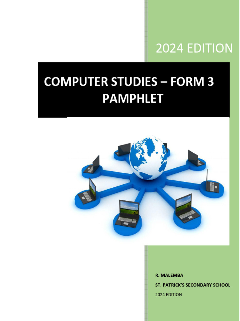 Computer Studies Form 3 Guide 2024 | PDF | Spreadsheet | Microsoft Excel