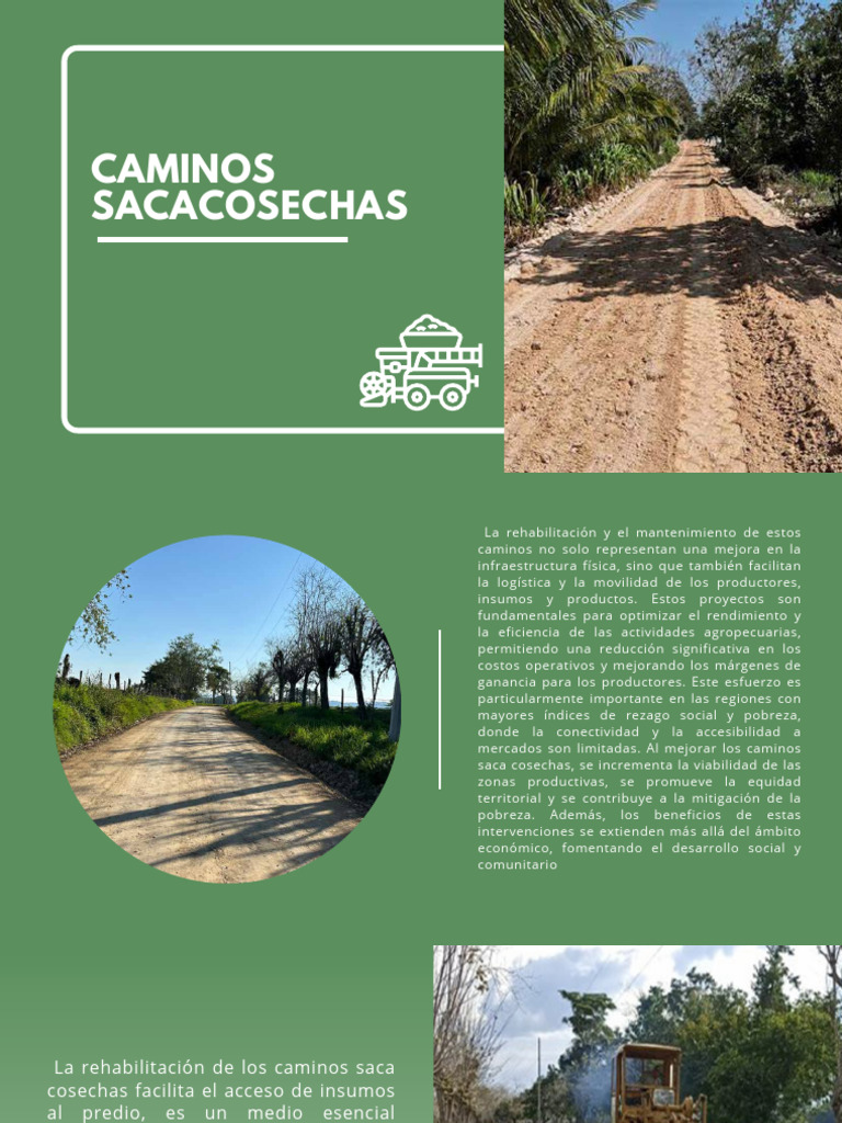 Caminos Sacacosechas Pdf