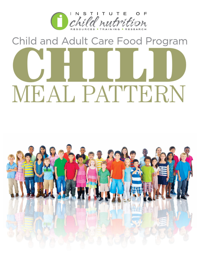 CACFP Child Meal Pattern Poster | PDF | Foods | Meal