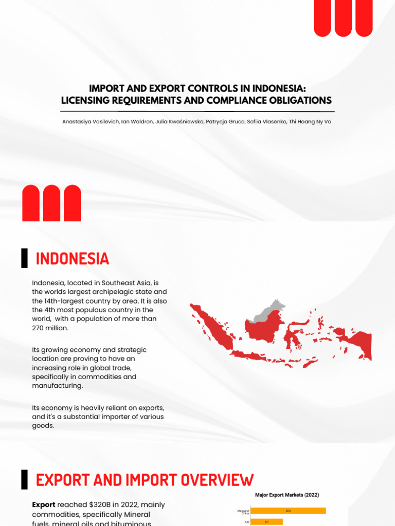 Indonesia Import/Export Compliance Guide | PDF | Economies | Business
