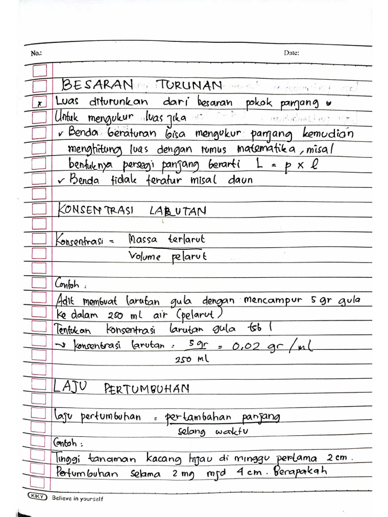 KONSENTRASI LARUTAN & LAJU PERTUMBUHAN IPA | PDF