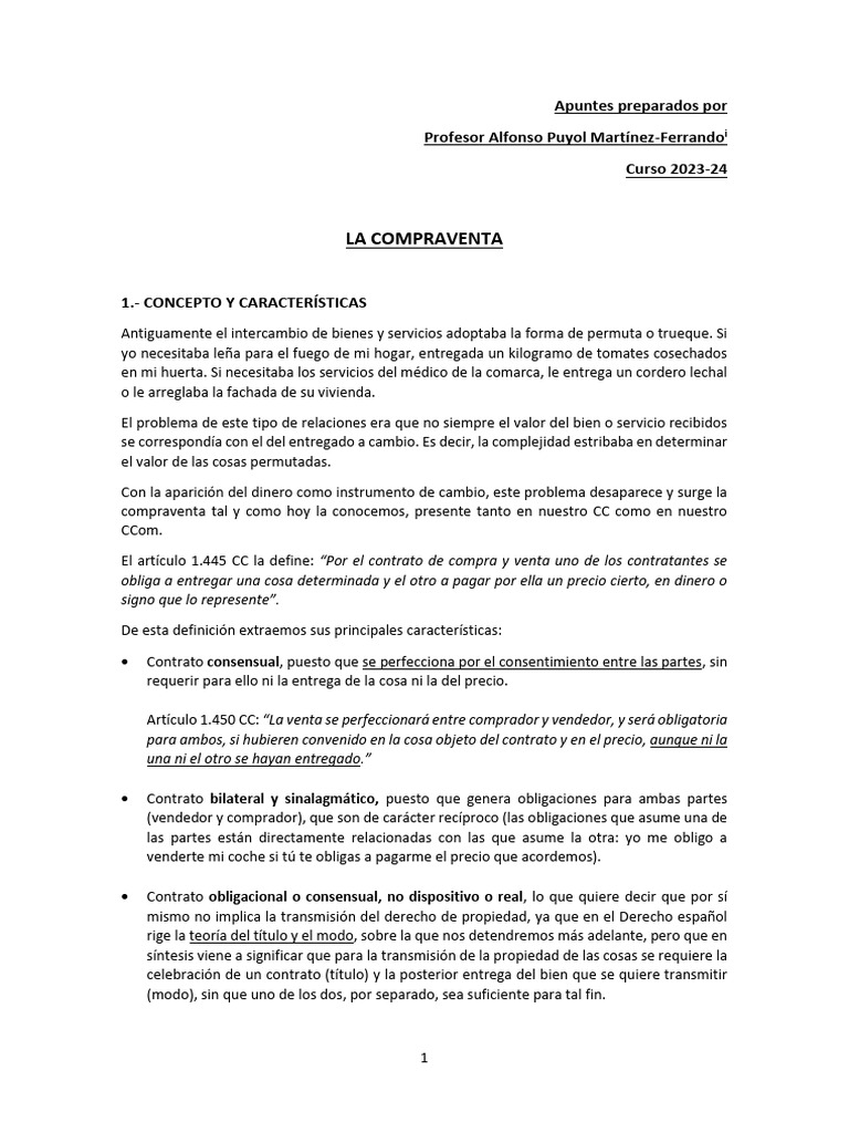 El+Contrato+de+Compraventa+%28Curso+2 24%29+Versi%C3%B3n+Completa+y ...
