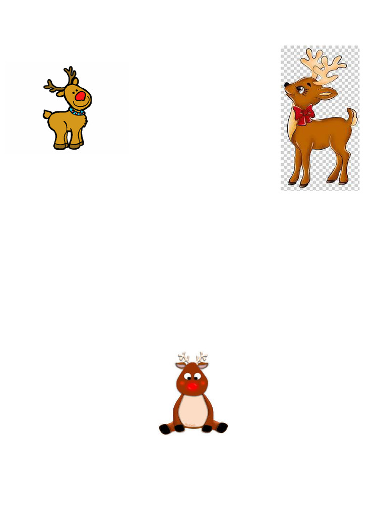 Era Rodolfo un reno (1) | PDF