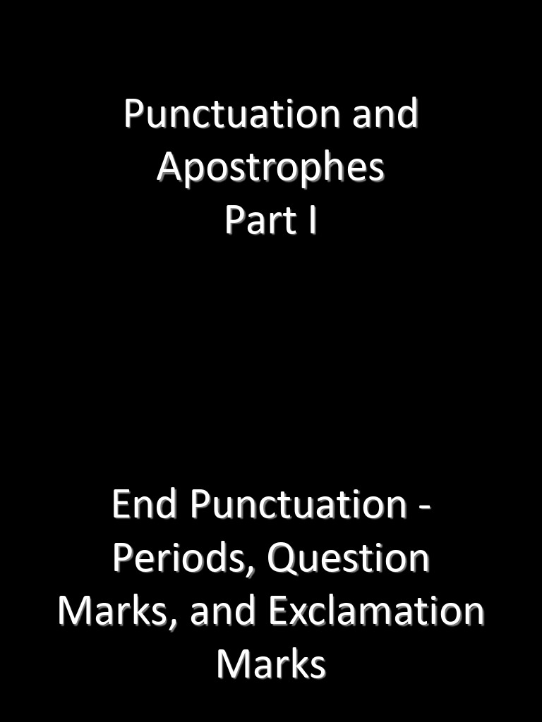 English 113 Punctuation Part 1 (2) | PDF | Comma | Punctuation