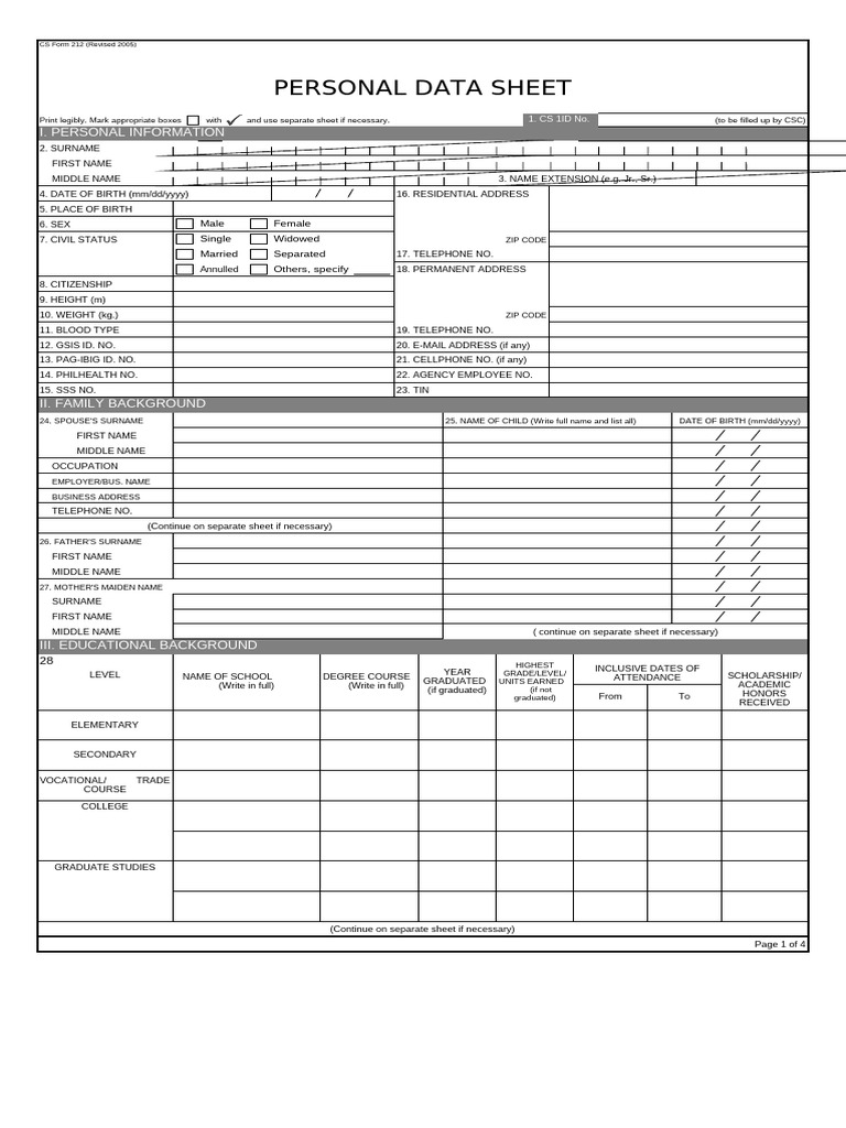 CSC FORM R2005 | PDF | Justice | Crime & Violence