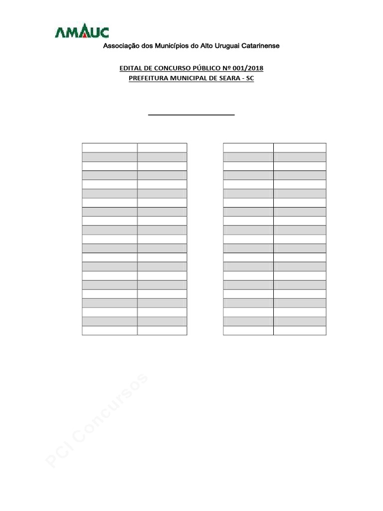 Gabaritos Definitivos | PDF