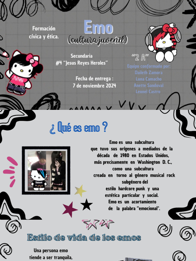 Subcultura Emo: Orígenes y Características | PDF | Subgéneros musicales ...