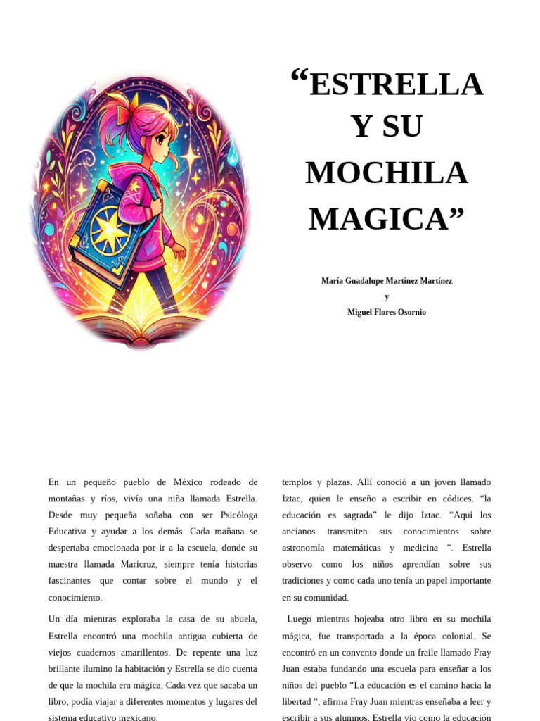 Estrella y su mochila magica | PDF | México