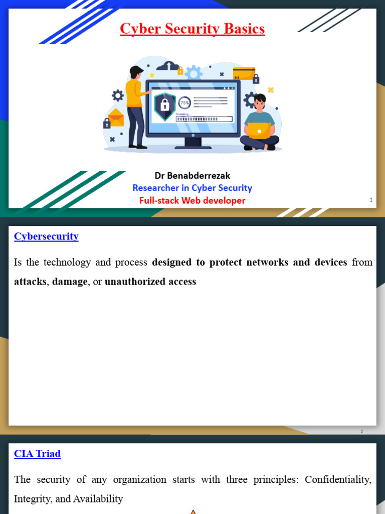 Cyber Security Basics Pdf Malware Ip Address