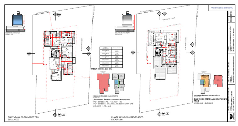 Prancha 04 - 05 Tipo e Ático | PDF