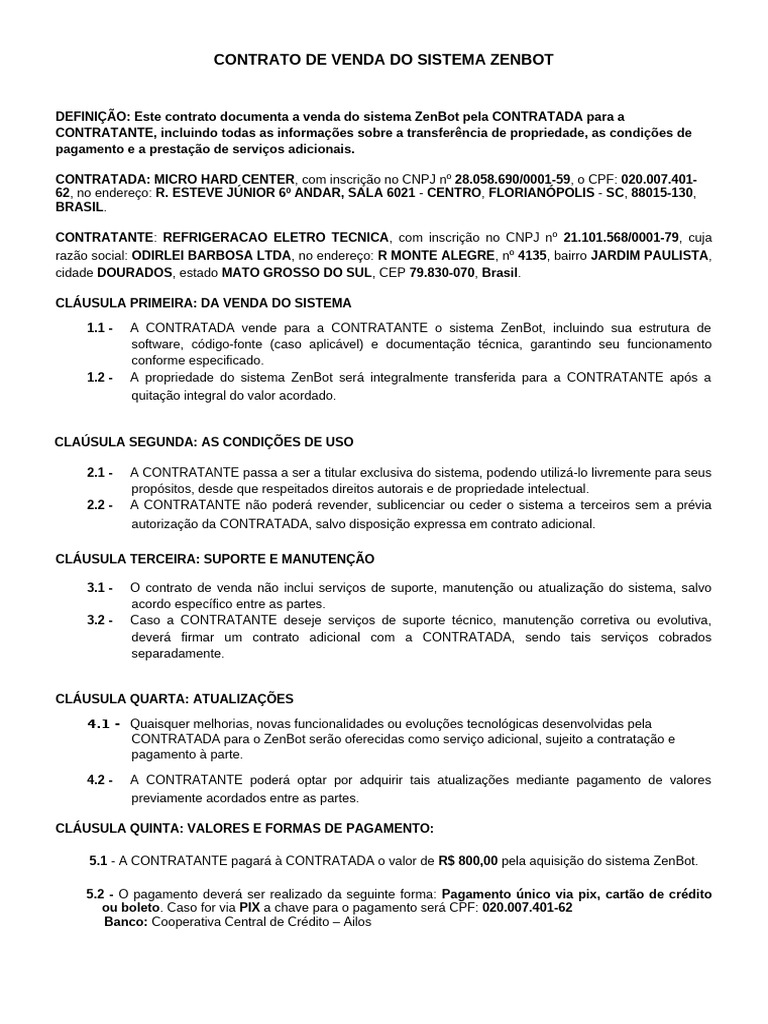 contrato-exemplo | PDF
