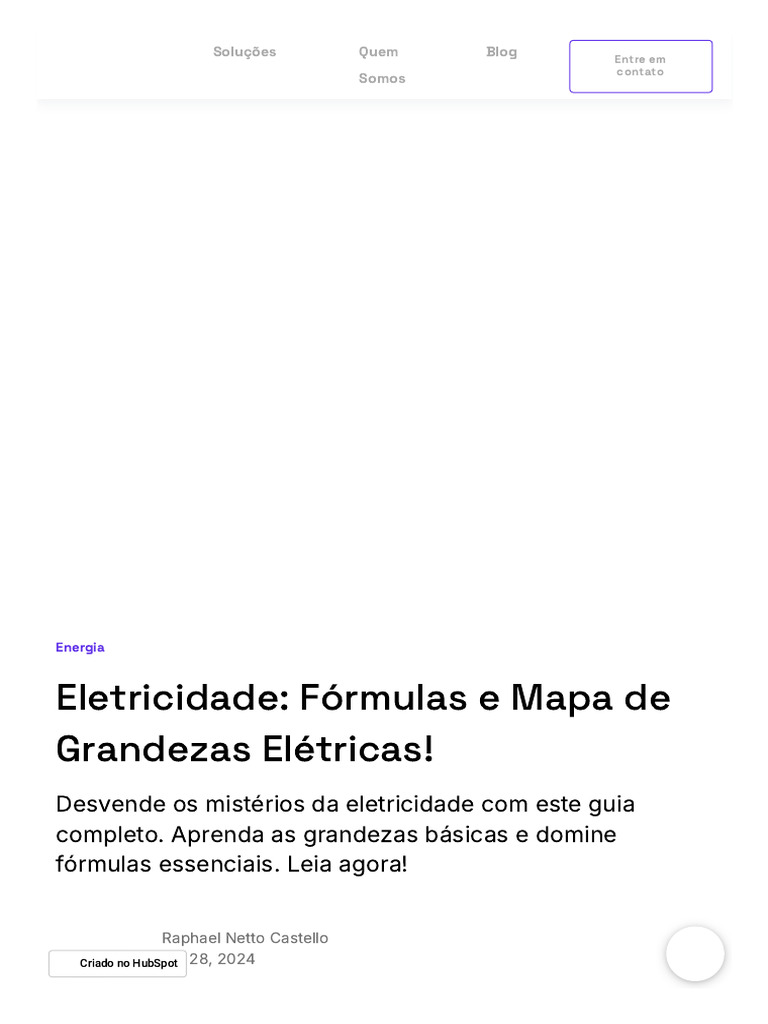 Fórmulas e Grandezas da Eletricidade | PDF | Eletricidade | Resistência elétrica e condutividade