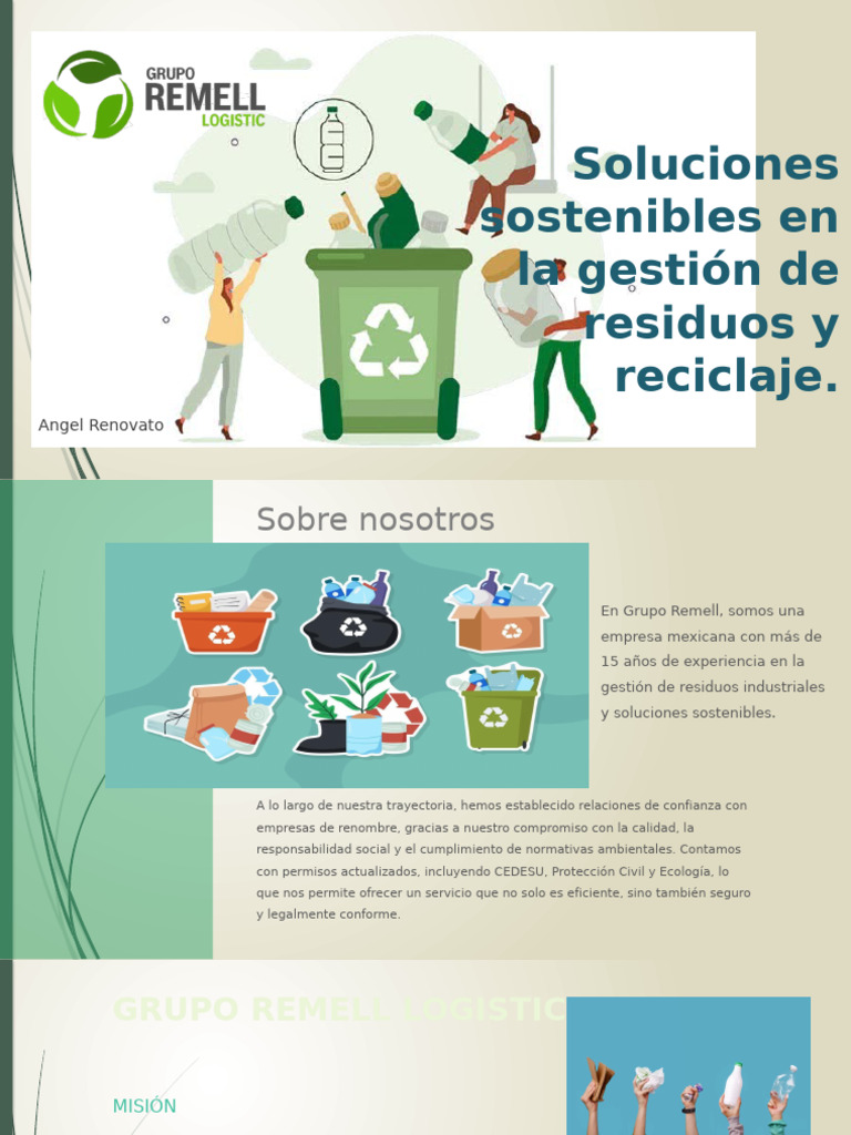 Grupo Remell Logistic | PDF | Sustentabilidad | Residuos