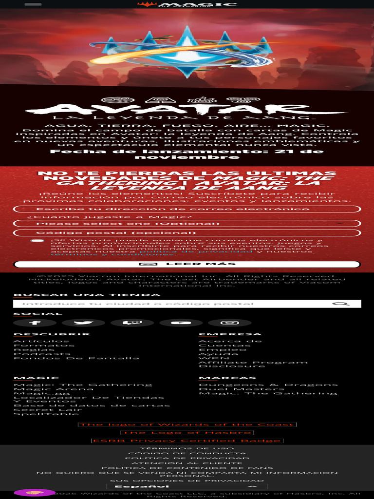 Magic The Gathering Avatar La Leyenda de Aang | PDF