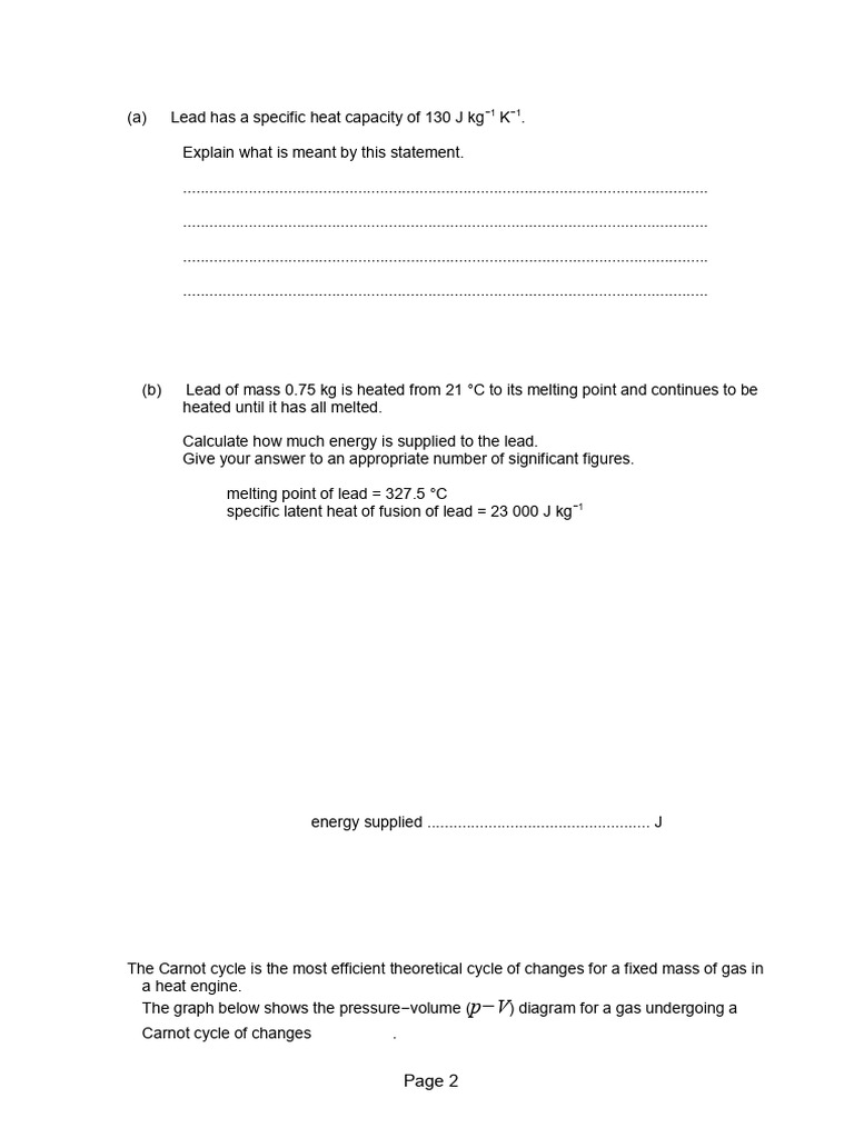 Thermal Energy Transfer QP | PDF | Heat | Temperature