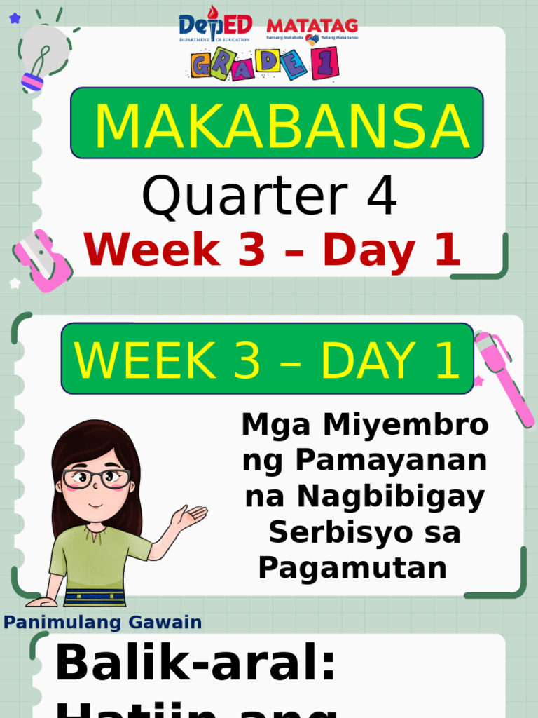 MAKABANSA Day 1 | PDF
