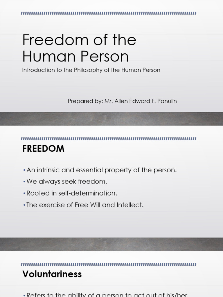 Understanding Human Freedom Philosophy | PDF | Social Contract | Reason