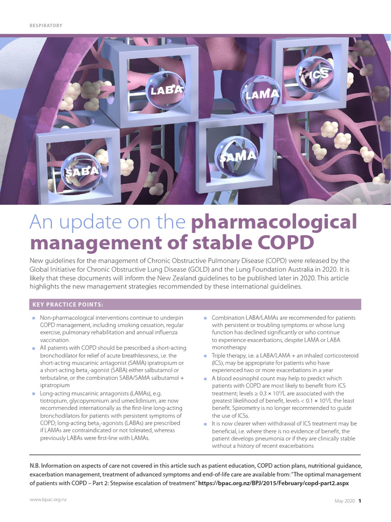 An Update On The Pharmacological Management of Stable COPD (WWW - Bpac ...