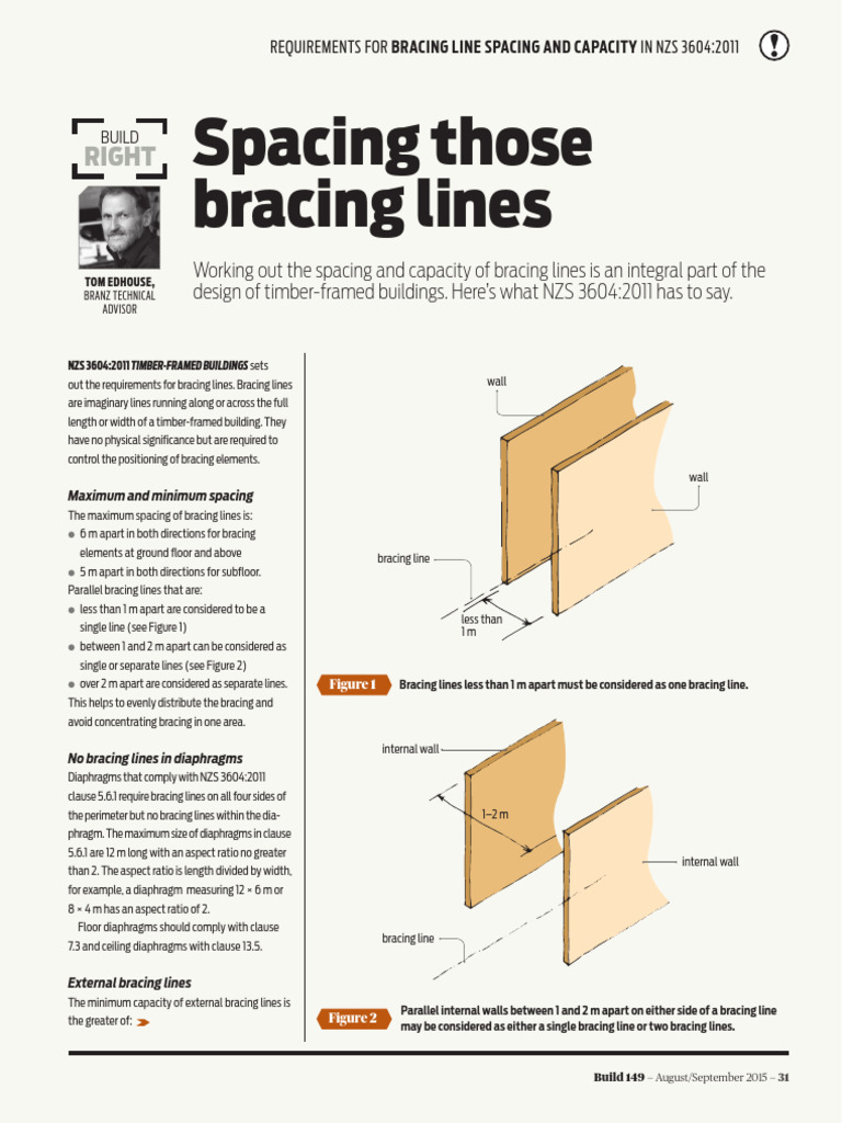 Build 149 31 Build Right Spacing Those Bracing Lines | PDF