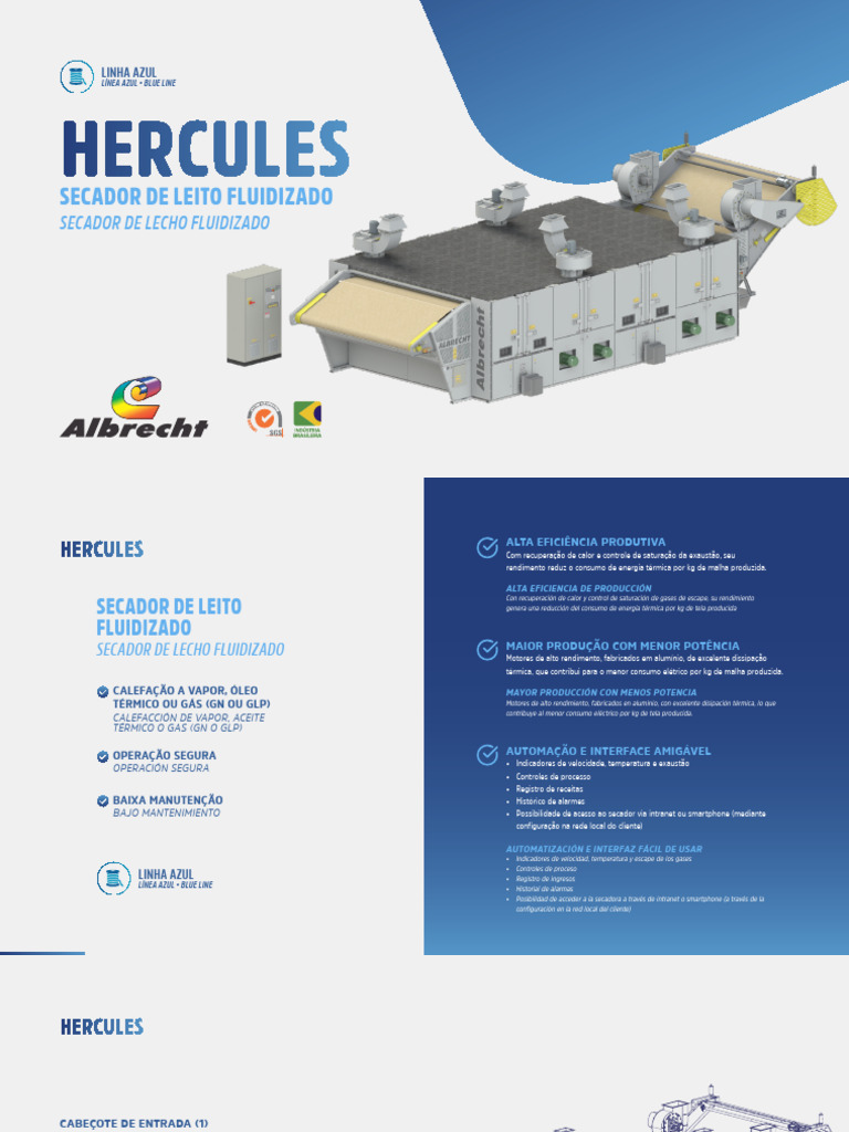 Secador de Leito Fluidizado Hercules | PDF | Temperatura | Uso ...