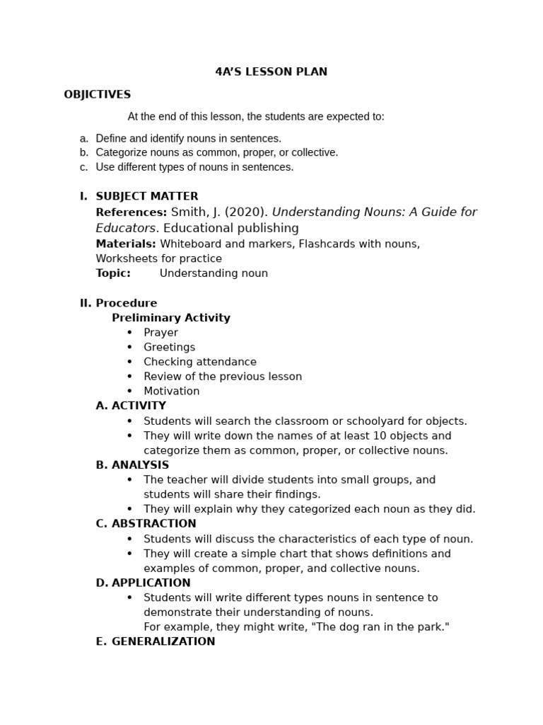 4as Lesson in Educ 104 Again | PDF