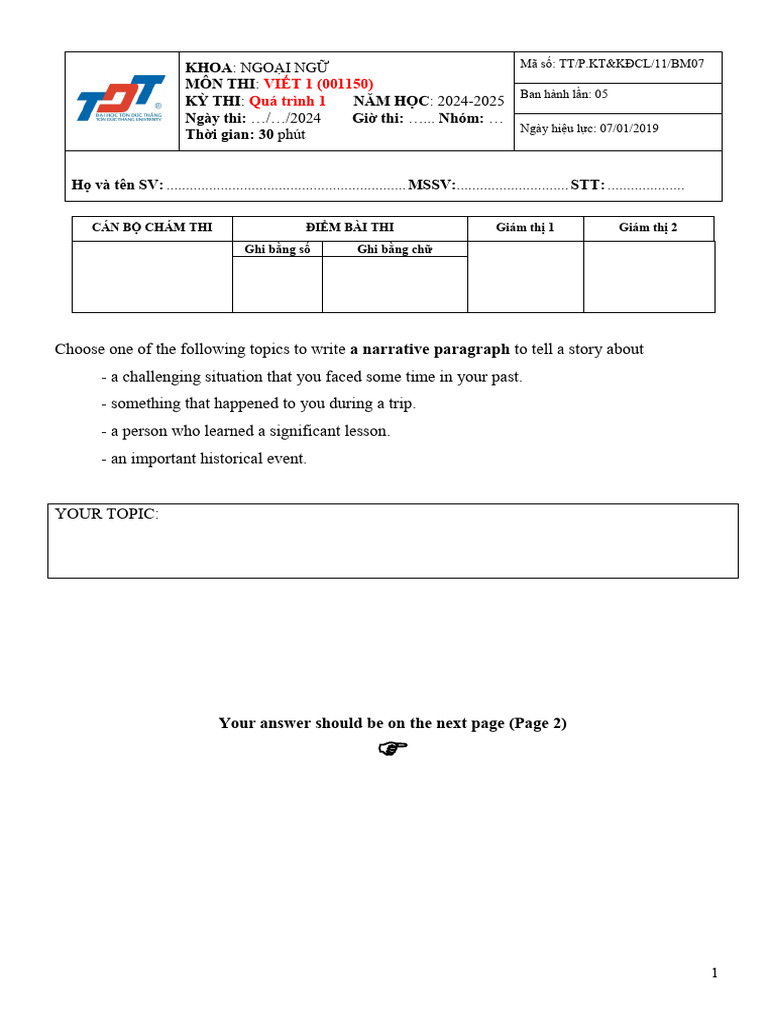 Unit 5-Writing Task | PDF