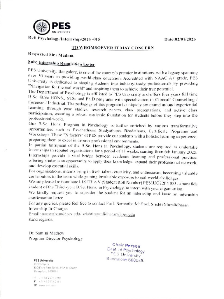 Recommendation Letter | PDF | Psychology | Behavior Modification