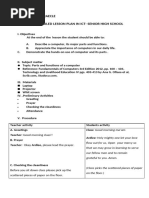 Grade 1 Lesson 1 | PDF | Computer Keyboard | Computing