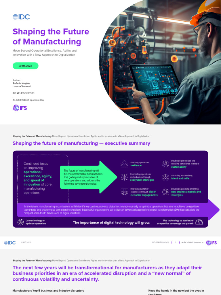 Future of Manufacturing: Digital Transformation Insights | PDF ...