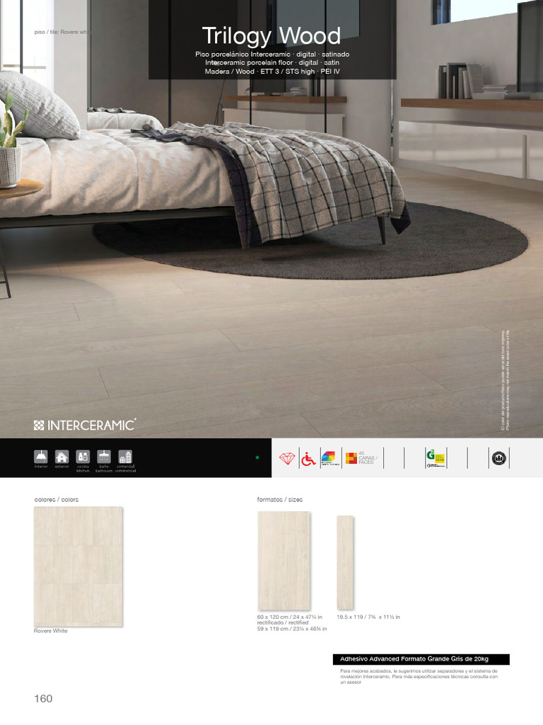 Interceramic TRWO Trilogy Wood MXHoja de Catalogo-004959 | PDF