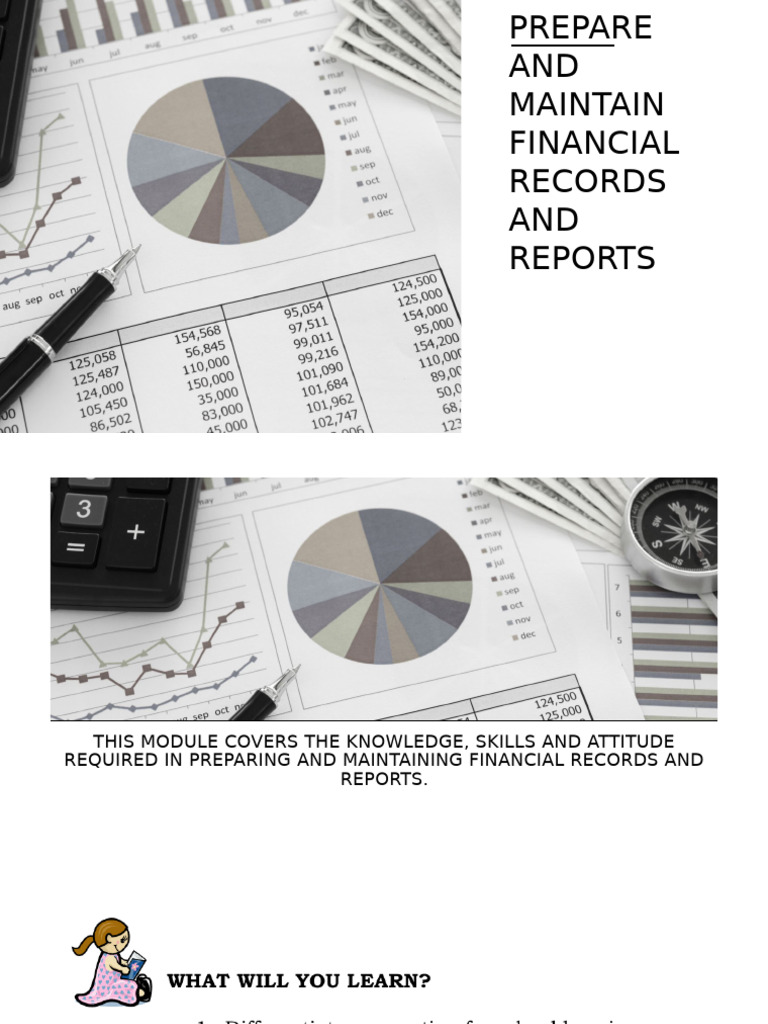 Prepare and Maintain Financial Records and Reports | PDF | Bookkeeping ...