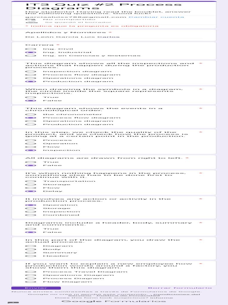 IT3 Quiz #2 Process Diagrams | PDF