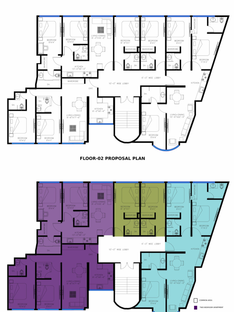 Floor 2&3 Proposal Layout Plan 01-10-2024 | PDF