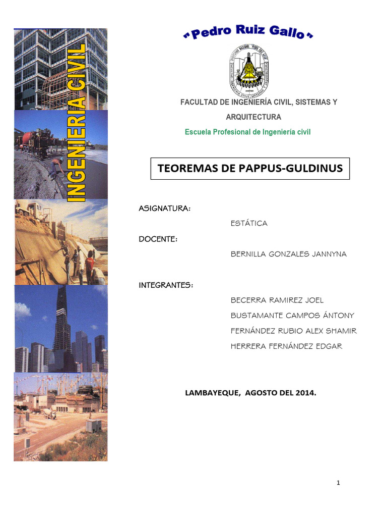 Teoremas de Pappus-Guldinus | PDF | Integral | Euclides