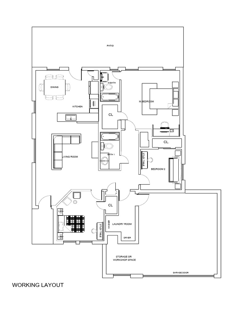 FIRST FLOOR LAYOUT REVISION-Model | PDF