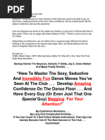How to Grind Dance for Guys | PDF | Dances | Performing Arts
